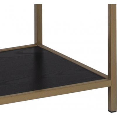 Seaford reol 77x185 cm - Sort/guld - 1695 DKK - Boghylder - Trendrum.dk